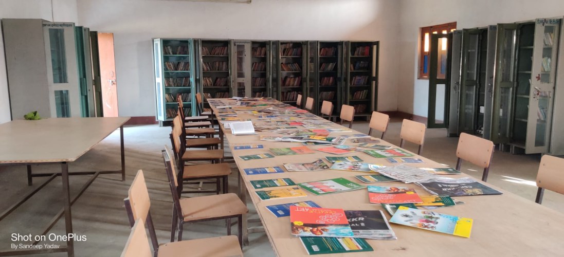 Library, Ramdhan Damodar P.G. College, Kasara, Mau, U.P., India